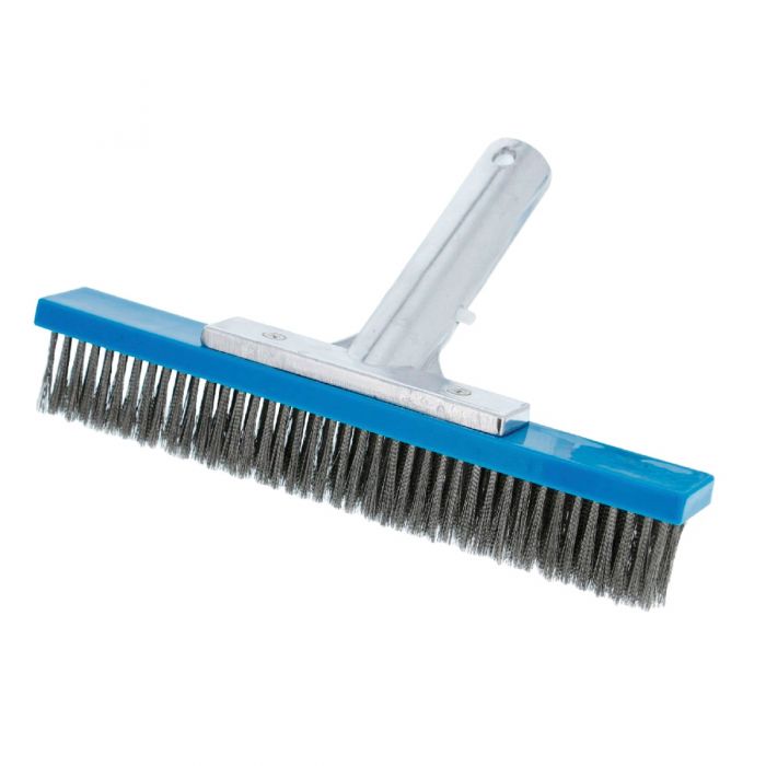10" Aluminum Back Pool Brush with Steel Bristles - LIFEGUARD OUTLET