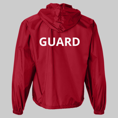 Lifeguard-Tech Guard Hooded Pullover Windbreaker - LIFEGUARD OUTLET